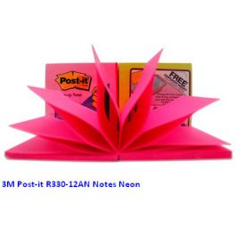 Jual 3M Post-it R330-12AN Sticky Note Refill Pop Up Neon Colors harga ...