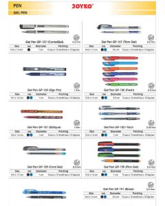 Macam macam Pena Gel terlengkap | supplier alat tulis kantor Bina ...